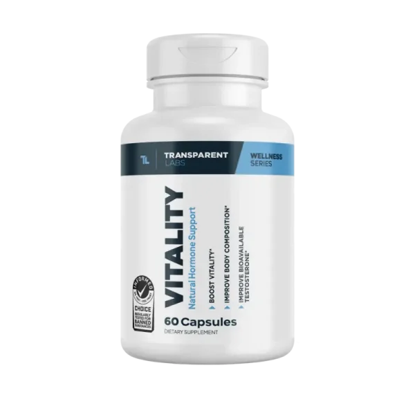 Transparent Labs Vitality Hormone Support – Next Level Sports Nutrition